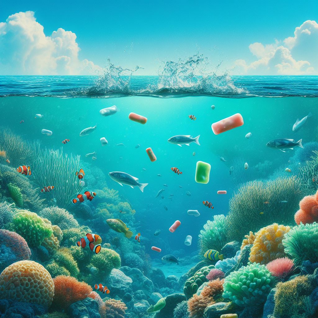 Gum Litter in the Oceans - gumtarget